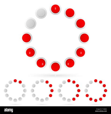 Progress Circles Ui Graphics Stock Photo Alamy
