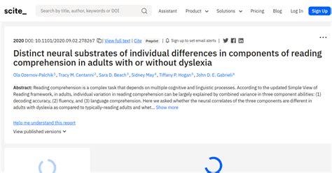 Distinct Neural Substrates Of Individual Differences In Components Of