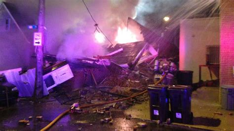 2 Rescued From Building Collapse Fire