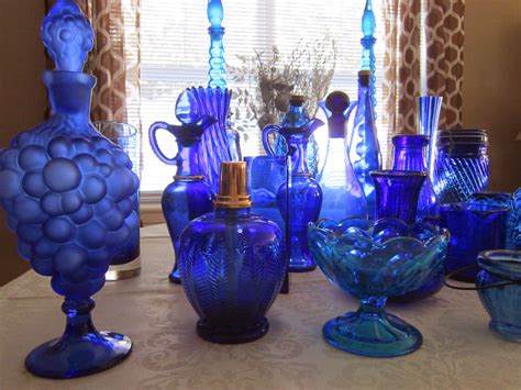 Thelma S Days Beautiful Blue Glass