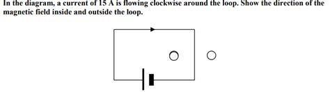solved in the diagram a current of 15 a is flowing