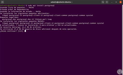 instalar postgresql y pgadmin4 en ubuntu 20 10 solvetic