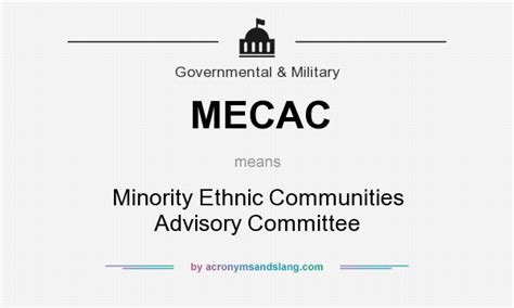What Does Mecac Mean Definition Of Mecac Mecac Stands For Minority Ethnic Communities
