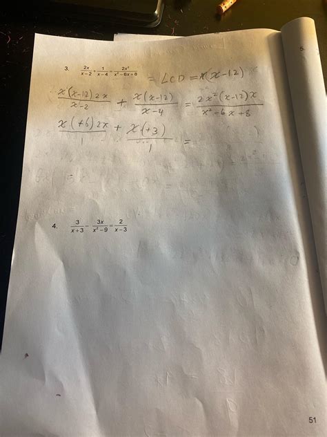 Rational Expression Lcd Im Stuck Raskmath
