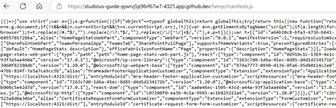 Github Codespaces Manifestsjs Loading Issue For Spfx Project Stack Overflow