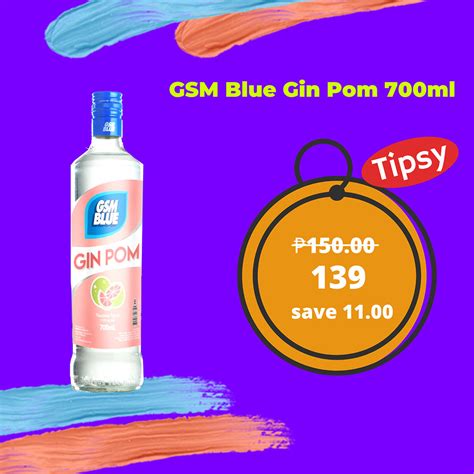 View Gsm Blue Gin Pom 700ml Price Ph Reviews Country Of Origin
