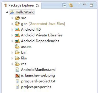 Hello World First Android Application Project Using Eclipse