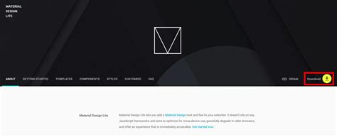 Official Css Js Html Component Material Design Lite That Can