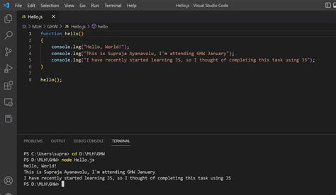 Hello World Devpost