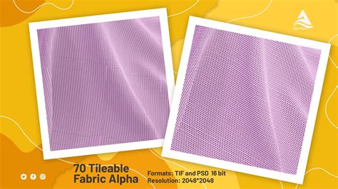 70 Tileable Fabric Alpha Flippednormals