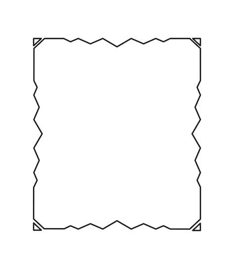 Premium Vector Vector Illustration Of Rectangular Frame