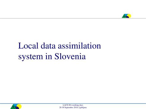 ppt local data assimilation system in slovenia powerpoint