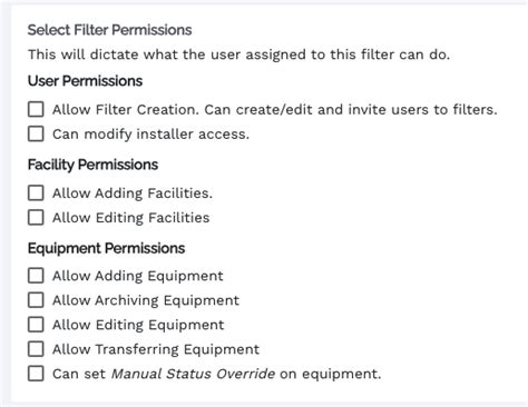 How To Create A Permission Filter Ecofit Help Center
