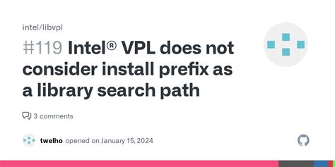 intel® vpl does not consider install prefix as a library search path