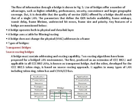 Lecture Data Link Layer Switching Bridges
