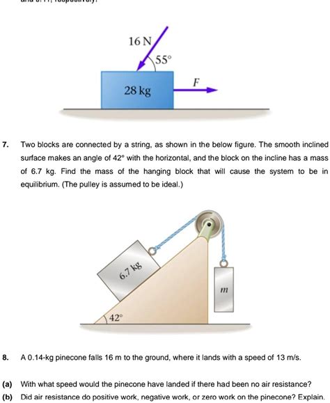 solved two blocks are connected by a string as shown in the below figure the smooth inclined