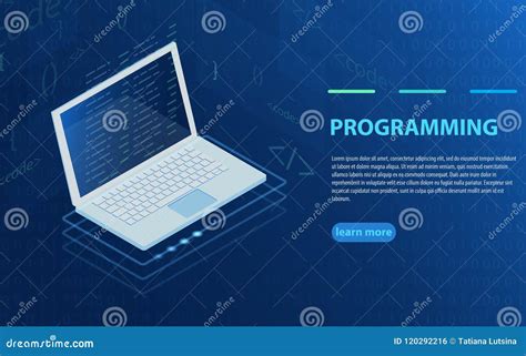 programming and software development program code on laptop screen