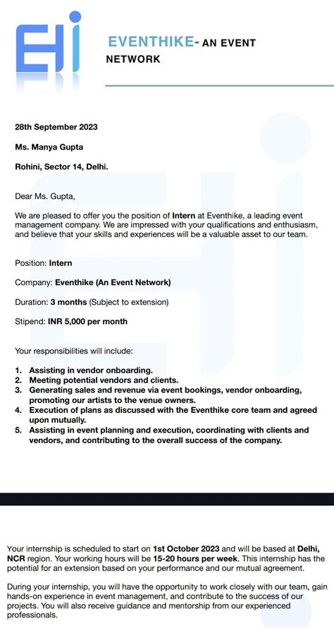 manya gupta on linkedin intern collegelife internship event