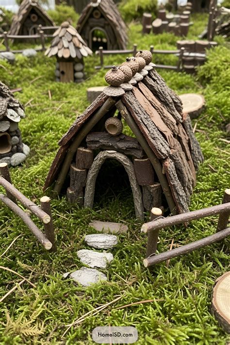 20 Fairy Houses With Natural Materials That Will Make You Believe In
