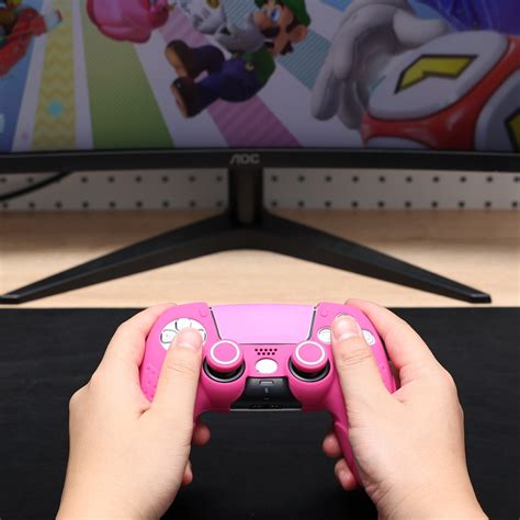 Iine Ps5 Controller Case Cover With Touch Pad Sticker Silicone Case