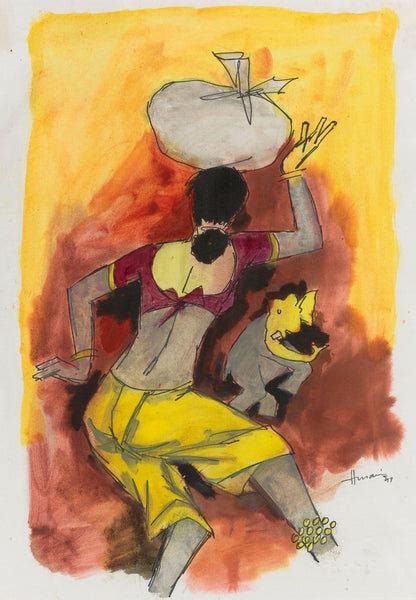 Gaja Gamini Ii Art Prints By M F Husain Buy Posters Frames Canvas And Digital Art Prints