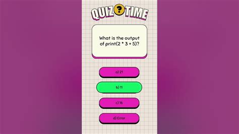 Python Quiz Python Coding Programming Learnpython Youtube