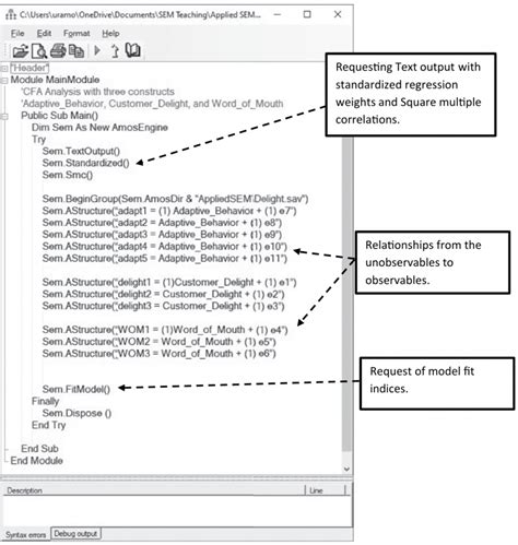 How To Use The Program Editor To Conceptualize Your Model And Run The Analysis