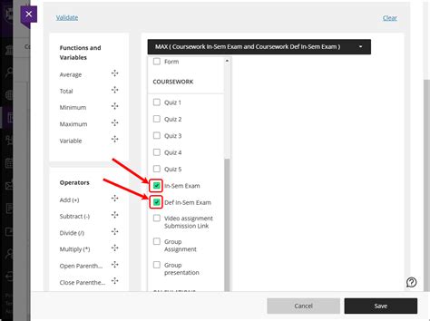 Gradebook Minimum Maximum Column Ultra Elearning University Of