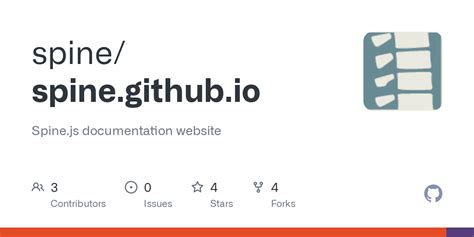Github Spine Spinejs Documentation Website
