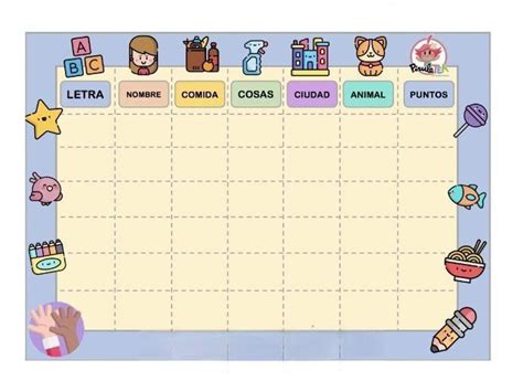 Tuti Fruti Juego Para Imprimir