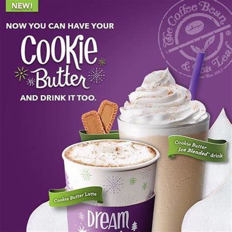 Cookie Butter Drinks At The Coffee Bean