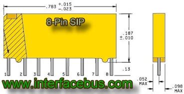 Serial Interface Buses SIP Resistor Networks