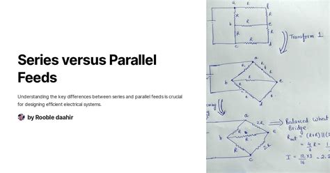 Series Versus Parallel Feeds