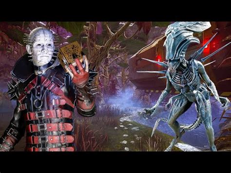 New Pinhead And Queen Xenomorph Gameplay Dbd Youtube