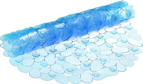Uxcell Bath Tub Shower Mat 30 X 14 2 Pvc Non Slip Pebble