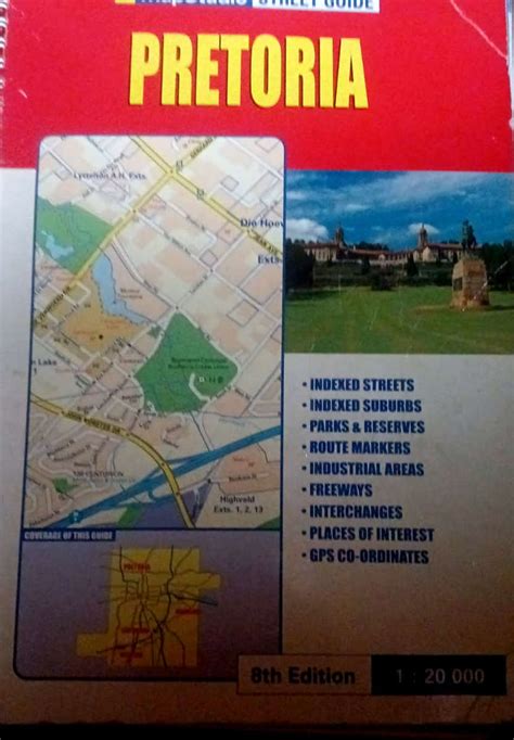South African Travel And Geography Pretoria Map Studio For Sale In