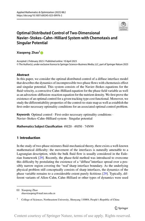 Optimal Distributed Control Of Two Dimensional Navier Stokes Cahn