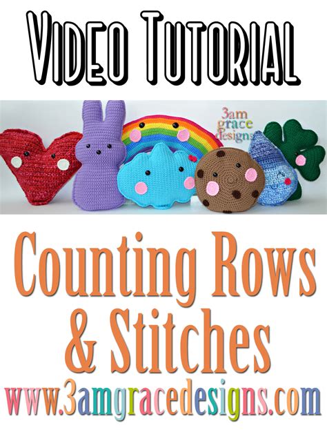 How To Counting Rows And Stitches 3amgracedesigns
