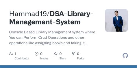 GitHub Hammad DSA Library Management System Console Based Library Management System Where