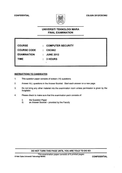Faculty Computer Sciences AND Mathematic Session Degree CSC UNIVERSITI TEKNOLOGI