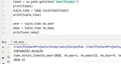 python中的time模块 python 时间戳不带点 csdn博客