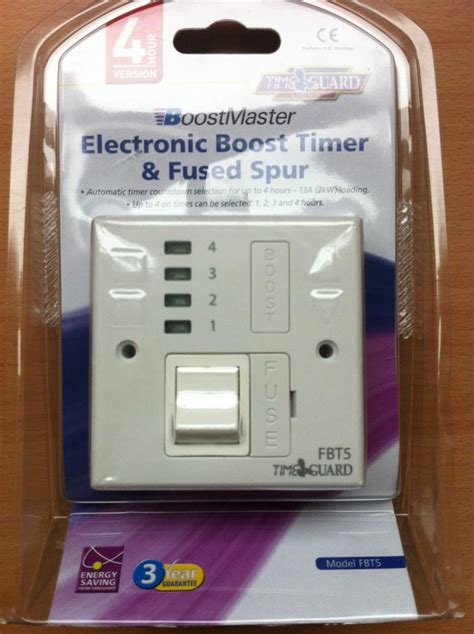 Electronic Boost Timer Switch Fused Spur Immersion Heating Energy Saving Fbt5 Discount