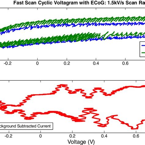 Fast Scan Cyclic Voltagramms A Raw Data From One Cycle Collected From Download Scientific