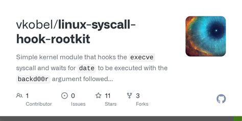 github vkobel linux syscall hook rootkit simple kernel module that