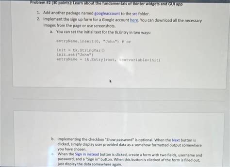 Solved Re Create This Google Sign In Page Use Python And Chegg