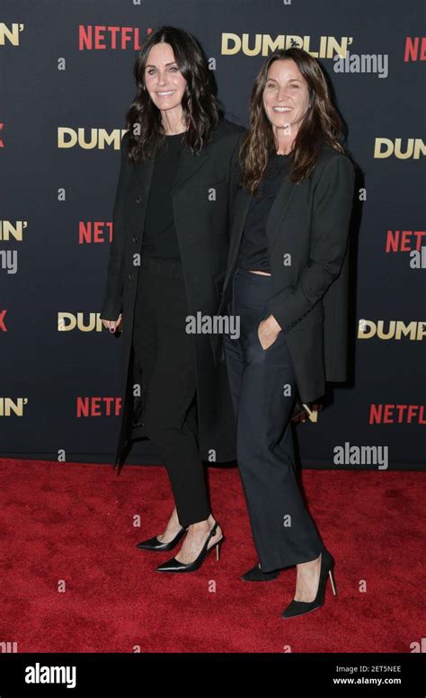 Courtney Cox And Amanda Anka At The Netflixs Dumplin Los Angeles Premiere Held At The Tcl