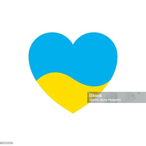 Ua 플래그가 있는 하트 아이콘입니다 우크라이나평화 우크라이나 플래그 심장 아이콘 우크라이나 아이콘에 전쟁 격리된 벡터 그림입니다 평화 의 상징 벡터 설계 0명에 대한 스톡