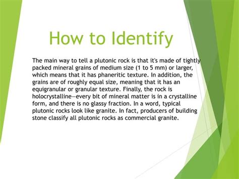 Plutonic Rocks Pptx