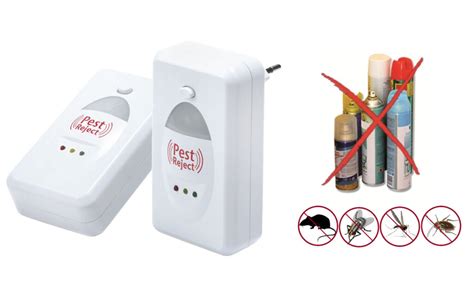 Ултразвуков уред за контакт против насекоми и гризачи Pest Reject ...