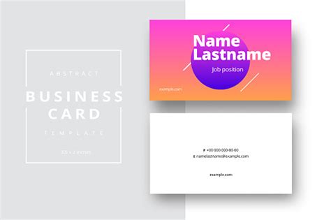 트렌디 한 최소한의 추상 적 명함 템플릿 기하학적 패턴의 현대적인 기업 문구 Id 레이아웃 정보 샘플 이름 텍스트와 벡터 패션